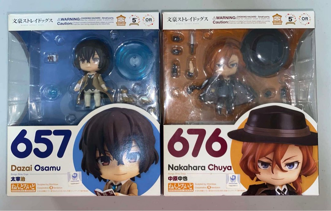 SET Bungo Stray Dogs Nendoroid - Nendoroid 657 Osamu Dazai - Nendoroid ...