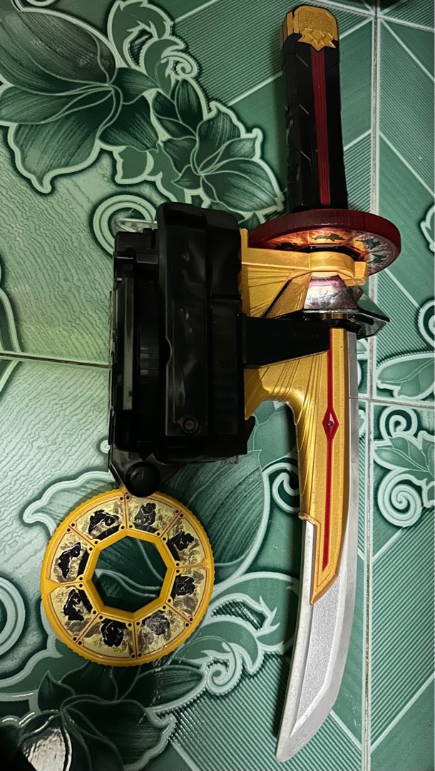 shinkenger sword & super disc, Hobbies & Toys, Toys & Games on Carousell
