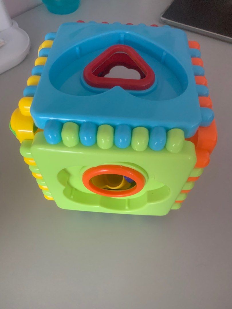 Sorting Shapes Cube, Babies & Kids, Infant Playtime on Carousell