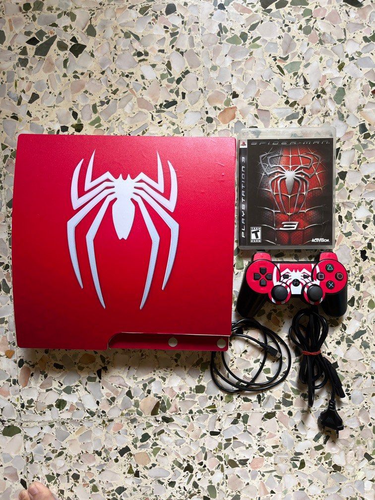 Spider-man PS3 Console with controller + 10 FREE mystery games , Video ...
