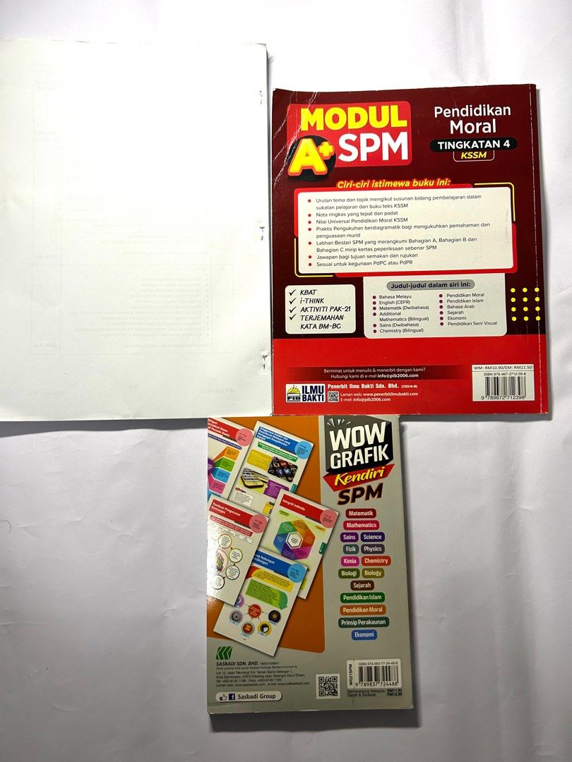 SPM KSSM Pendidikan Moral T4/T5 {Nota/Latihan}, Hobbies & Toys, Books ...