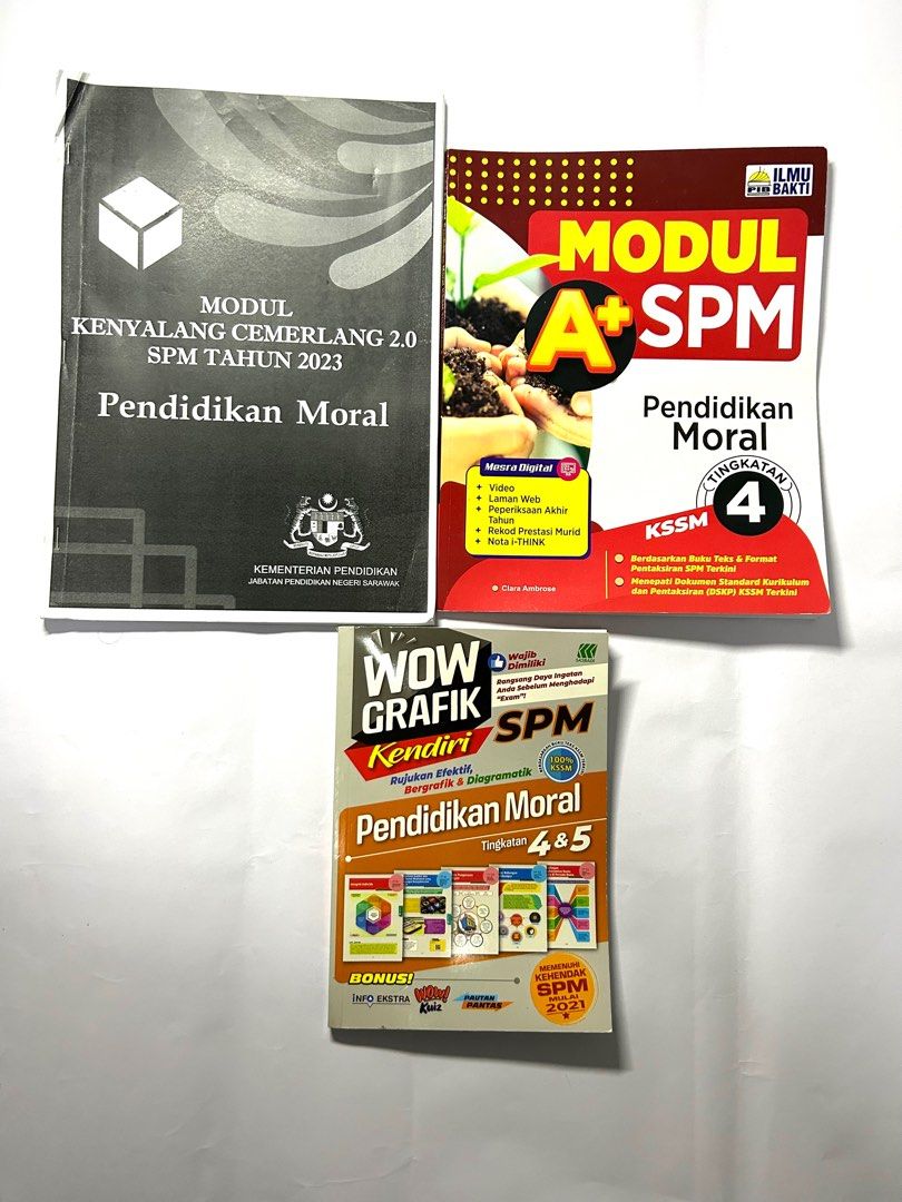 SPM KSSM Pendidikan Moral T4/T5 {Nota/Latihan}, Hobbies & Toys, Books ...