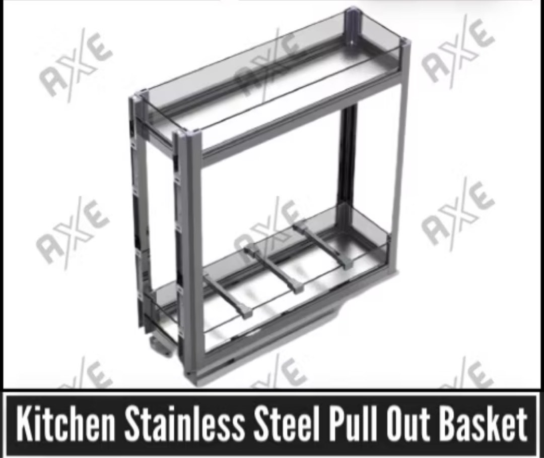Stainless Steel 304 Space Series Tempered Glass Multi-Function Storage ...