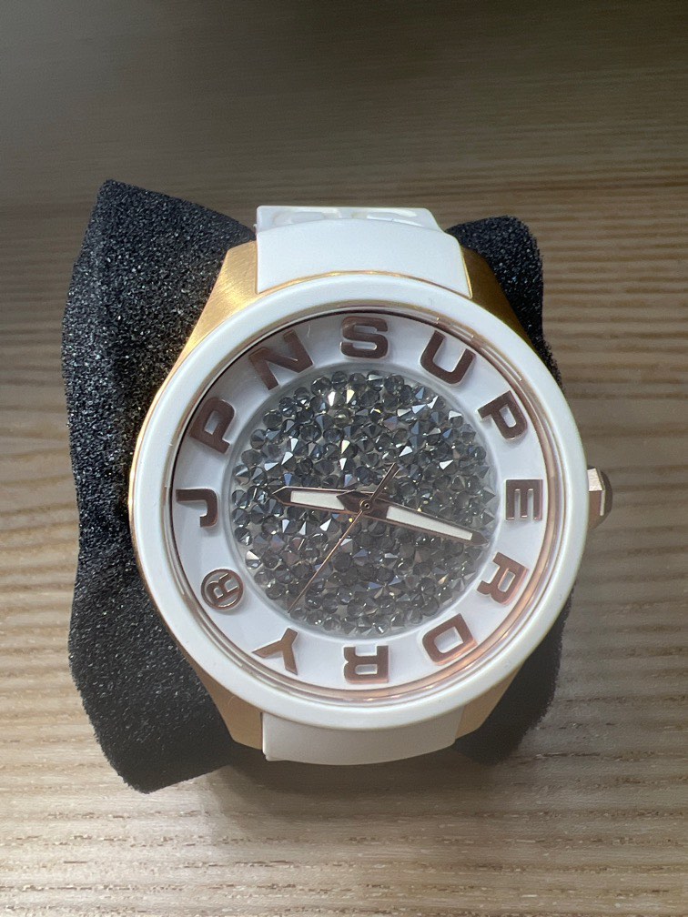 Superdry X Swarovski Watch, Luxury, Watches on Carousell