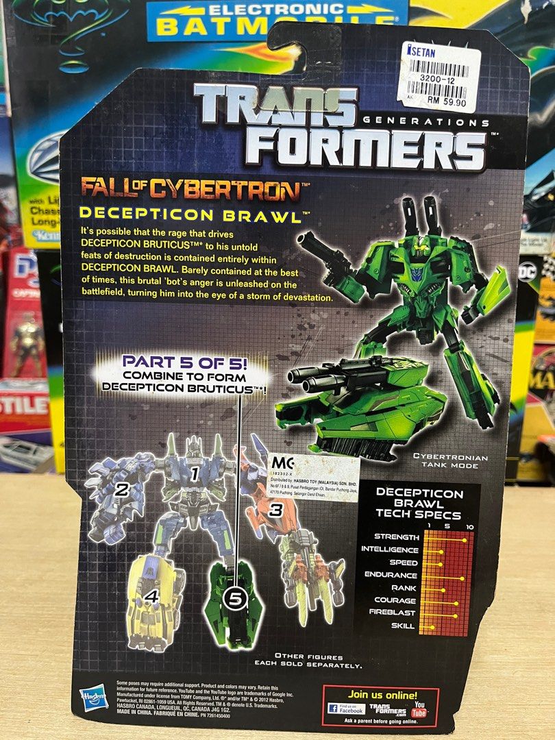 TRANSFORMERS FALL OF CYBERTRON DECEPTICON BRAWL (Hasbro, 2012), Hobbies ...
