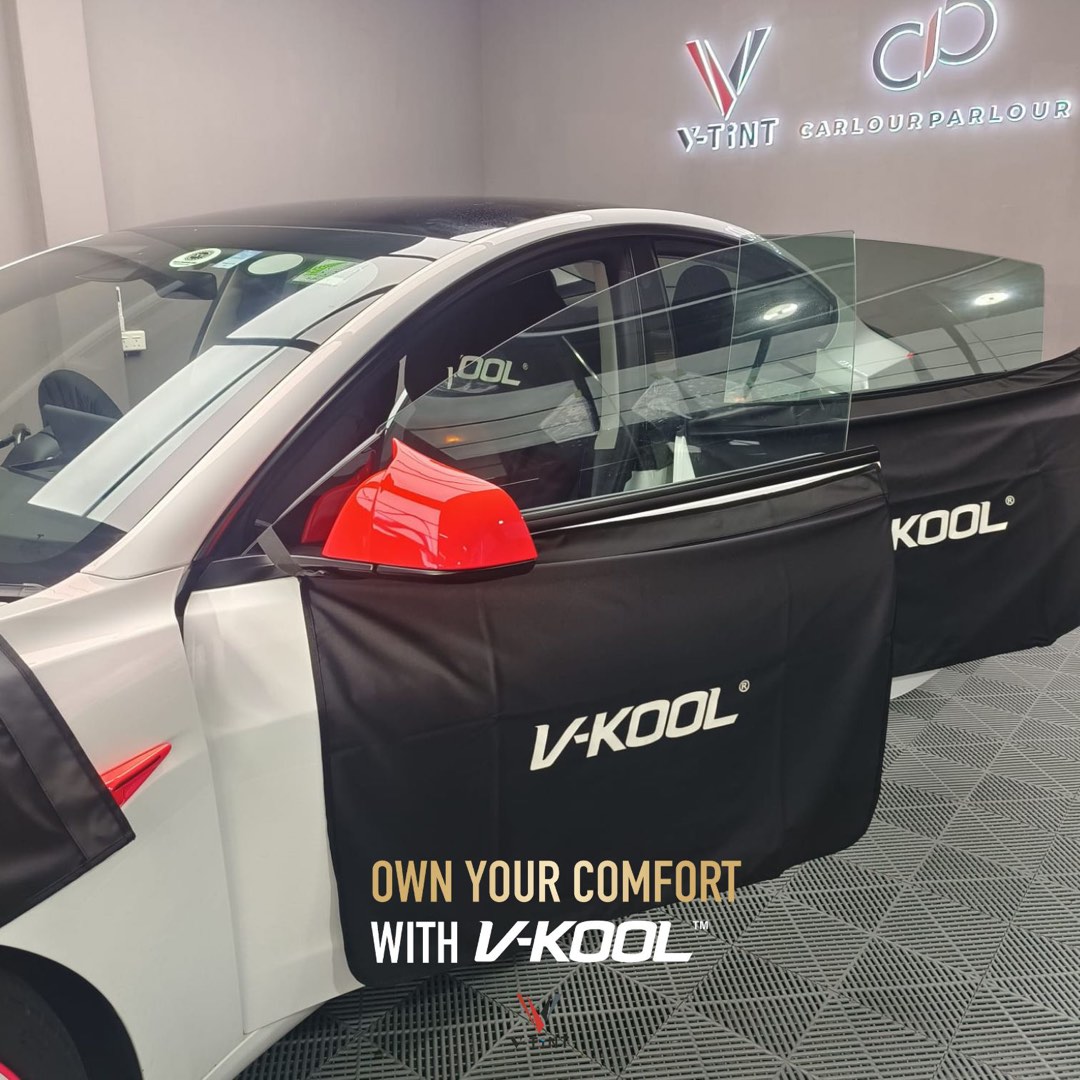 V-KOOL SOLAR FILM (Solitaire Privacy Package)#Toyota Crown#tint#cartint ...