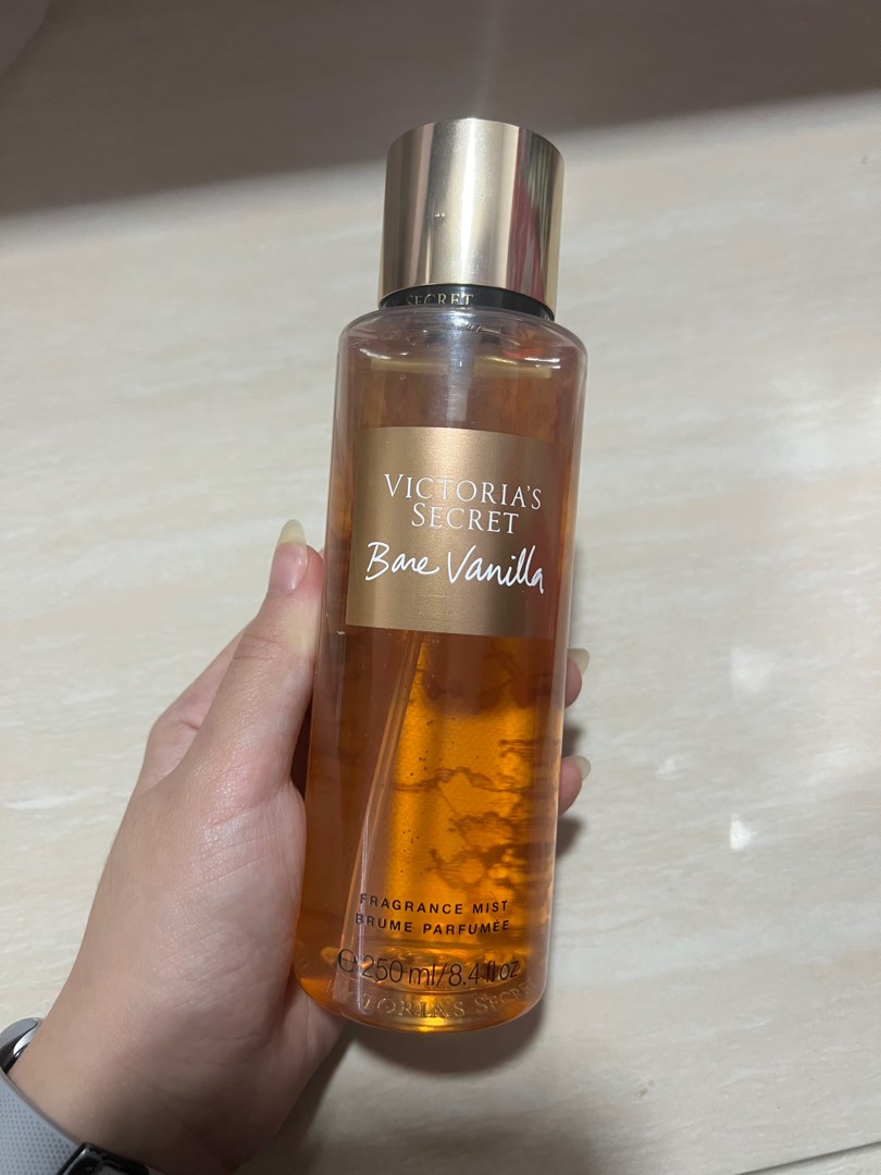 VS bare vanilla body mist spray 90% full victoria secret, Beauty ...