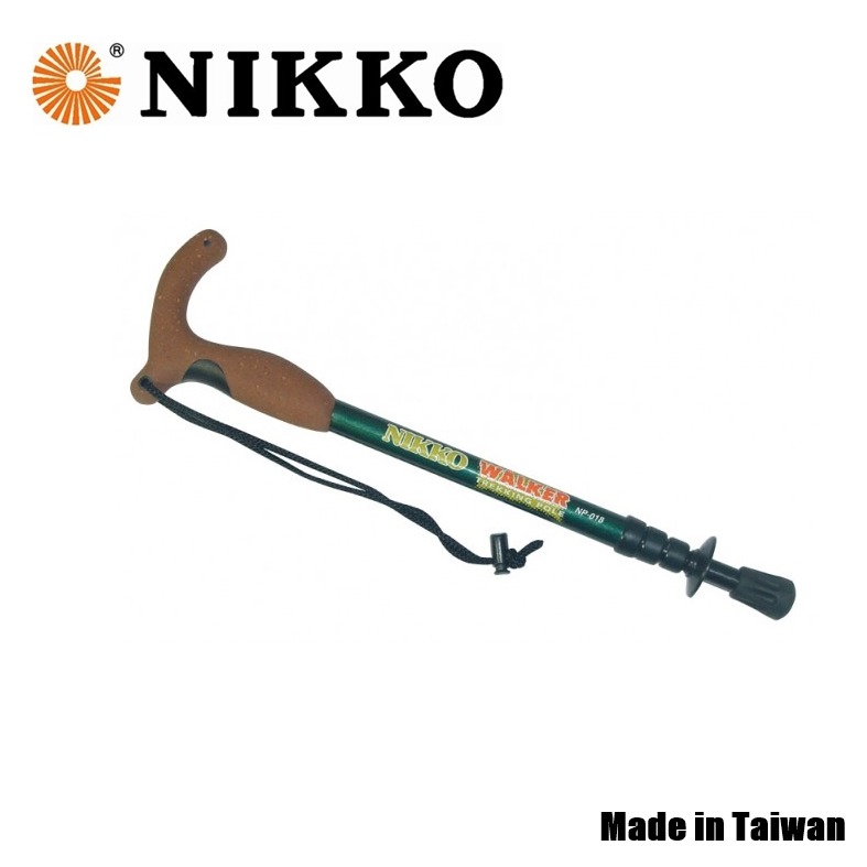 寶林站 Nikko WALKER行山杖 登山杖 Hiking-Stick 台灣製造, 運動產品, 行山及露營 - Carousell