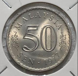 ( Syiling ) 50 Sen 1983 ( UNC ) Malaysia Parliament House Malaysia ...