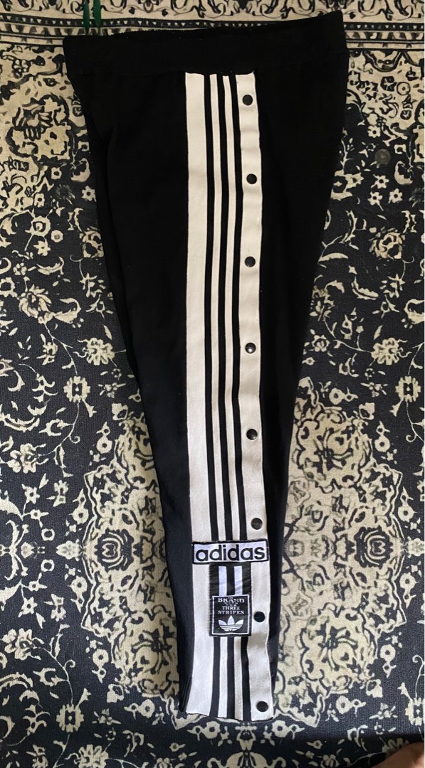 ADIDAS BUTTON PANTS, Men's Fashion, Bottoms, Trousers on Carousell