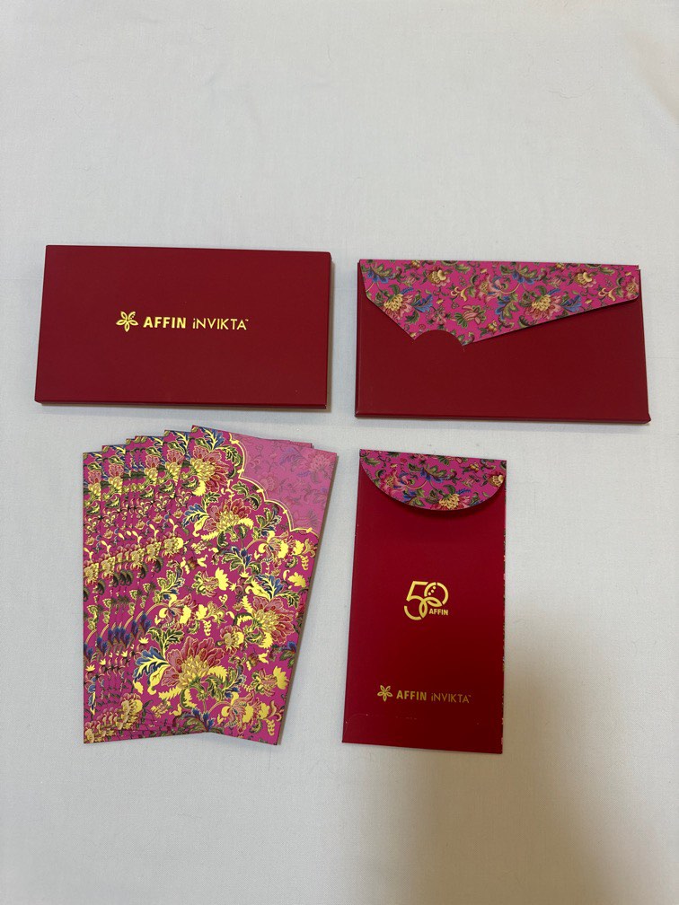 Affin Invikta 2025 red packets, Hobbies & Toys, Stationery & Craft, Art ...