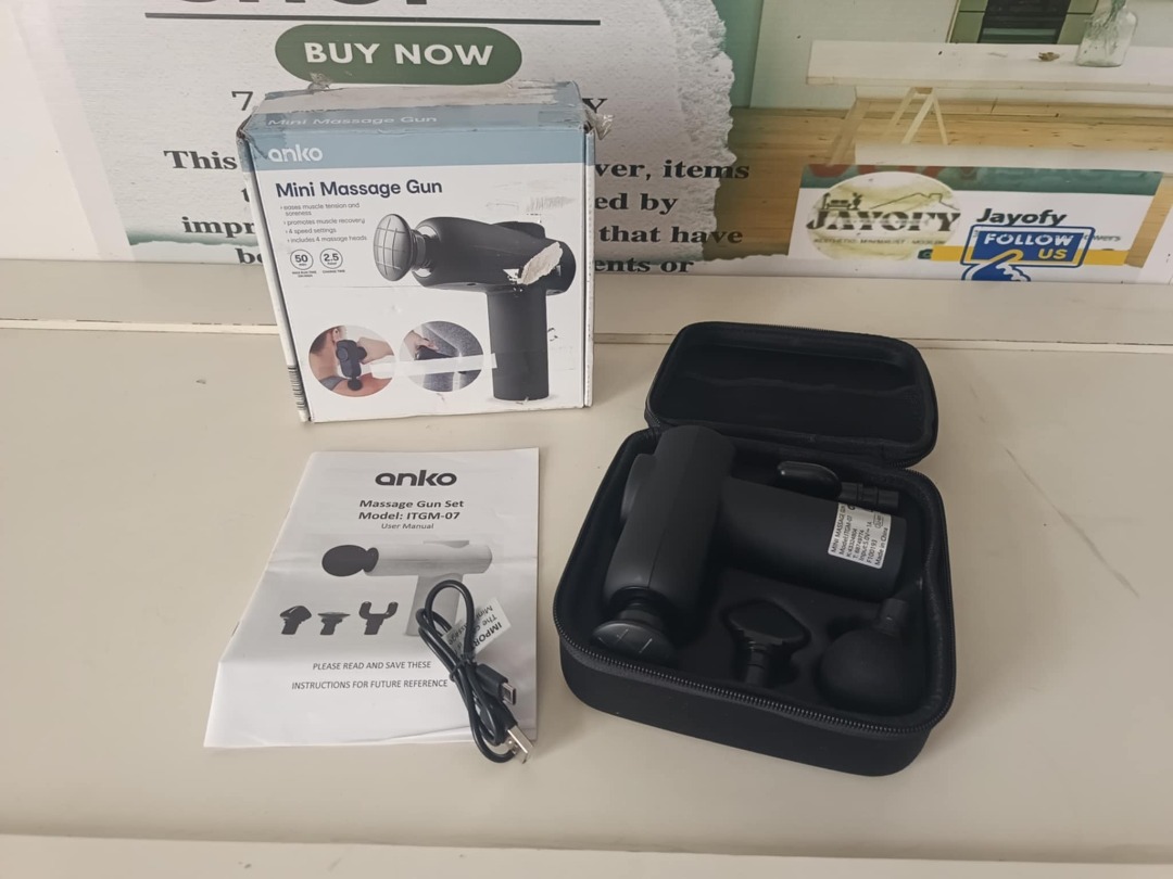 ANKO, Mini Massage Gun, Health & Nutrition, Massage Devices on Carousell