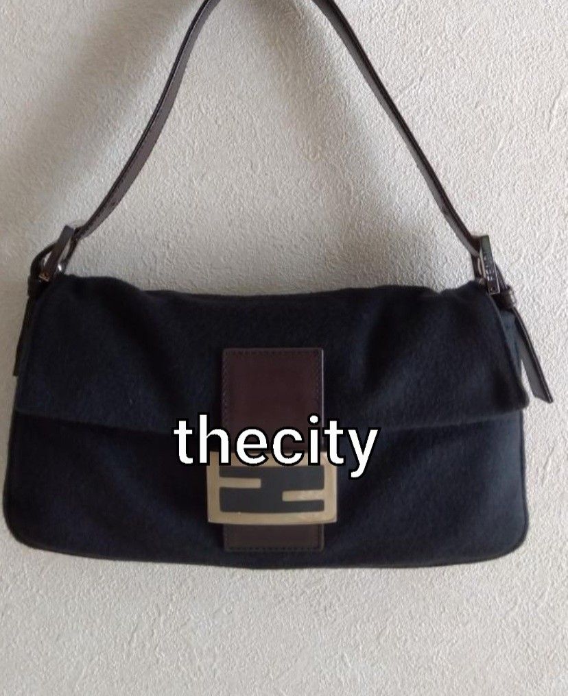 AUTHENTIC VINTAGE OLD FENDI BAGUETTE FLAP SHOULDER BAG - VERY SEASONED ...