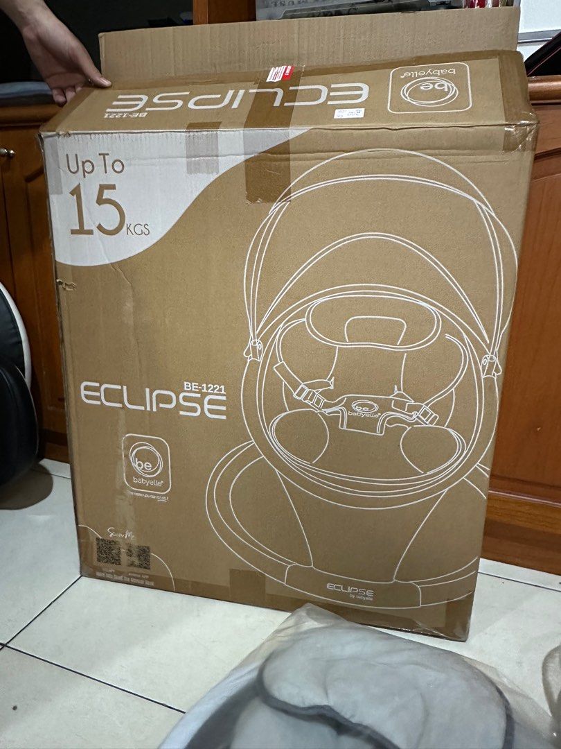 Ayunan elektrik bayi Babyelle ECLIPSE Automatic Baby Elle Swing Chair kursi bouncer otomatis ...