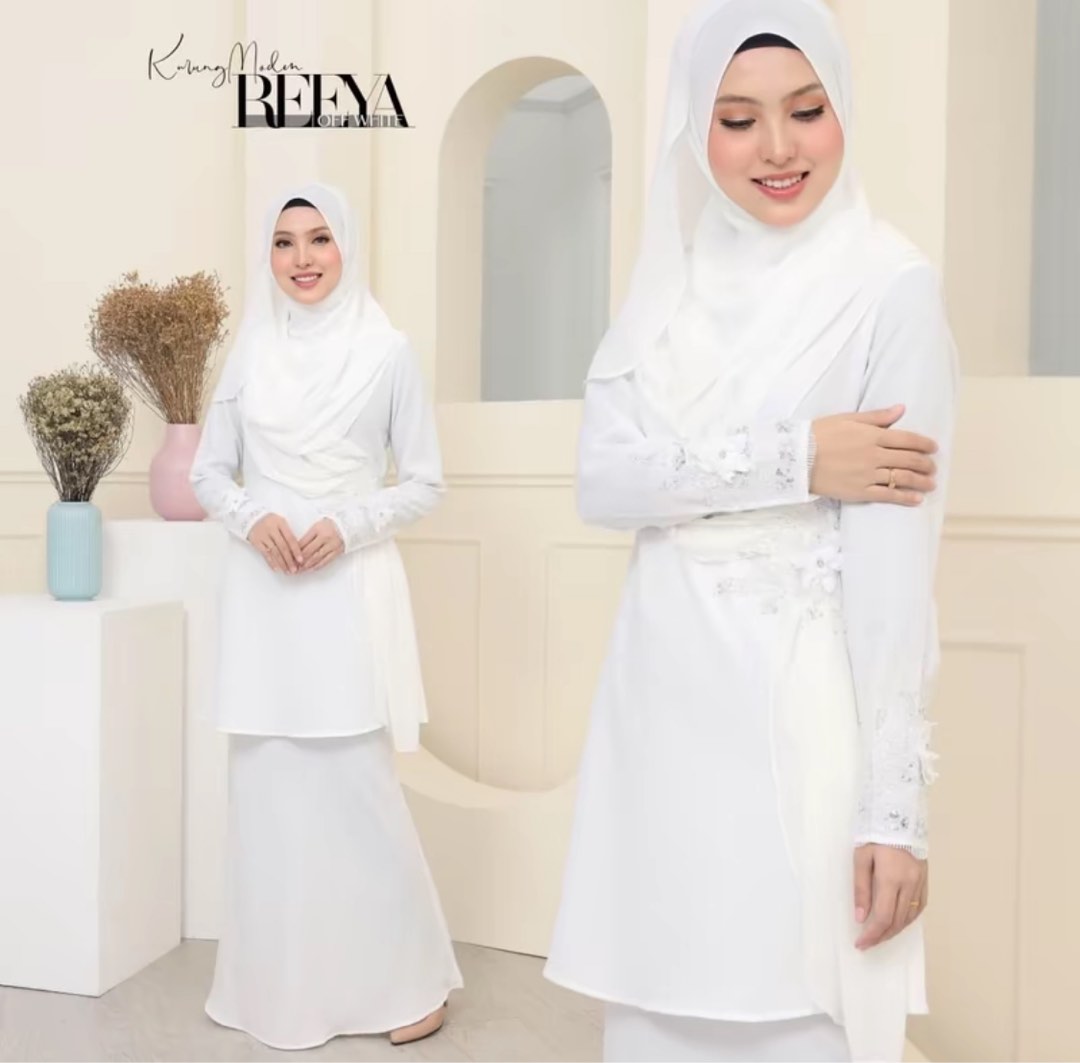 Baju Kurung Reeya, Women's Fashion, Muslimah Fashion, Baju Kurung & sets on Carousell