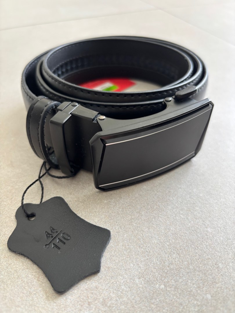 Bata black leather belt, Men's Fashion, Watches & Accessories, Belts on Carousell