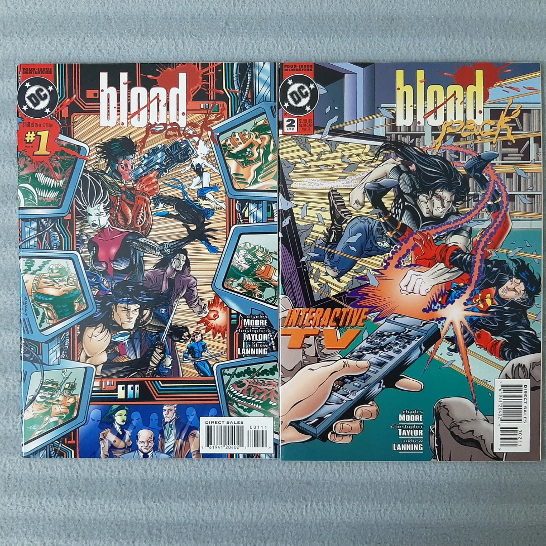 Blood Pack #1-#2 Partial Set (DC Comics) Christopher Taylor, Andy ...
