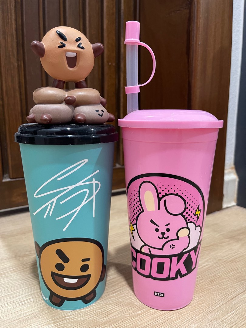 BT21 TUMBLER SHOOKY COOKY, Hobbies & Toys, Collectibles & Memorabilia, K-Wave on Carousell