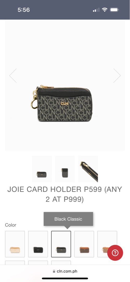 cln joe card holder and wallet, Women's Fashion, Bags & Wallets ...