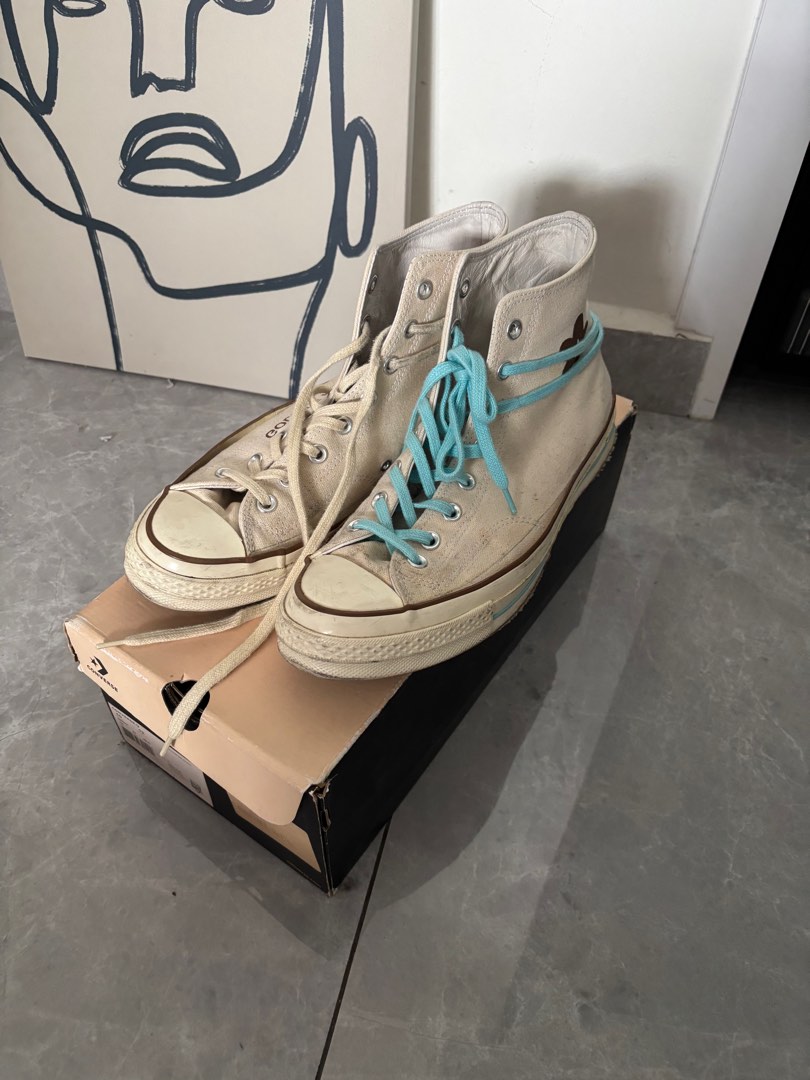 Converse x Golf Le Fleur Parchment x Tyler The Creator, Men's Fashion ...