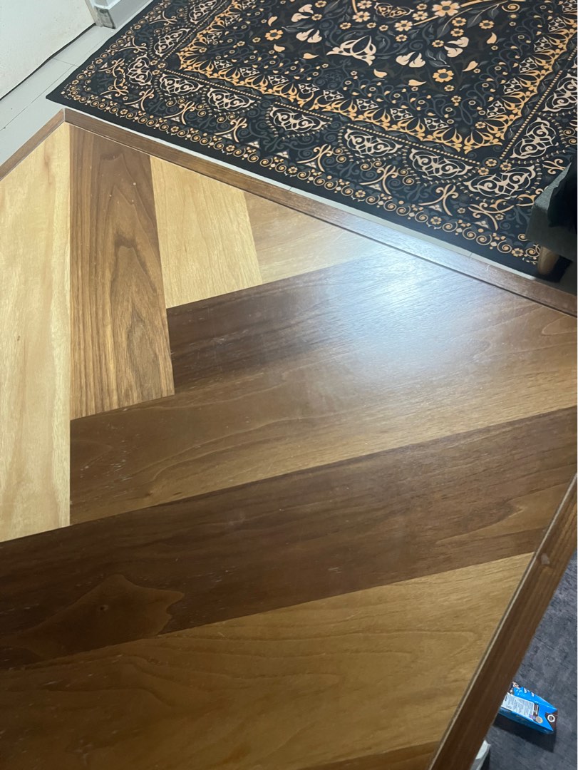 Dining table and bench SSF, Furniture & Home Living, Furniture, Chairs ...