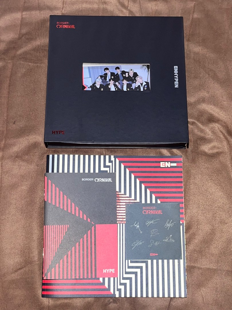 ENHYPEN OFFICIAL UNSEALED ALBUM | BORDER: CARNIVAL, HYPE VERSION | B:C ...