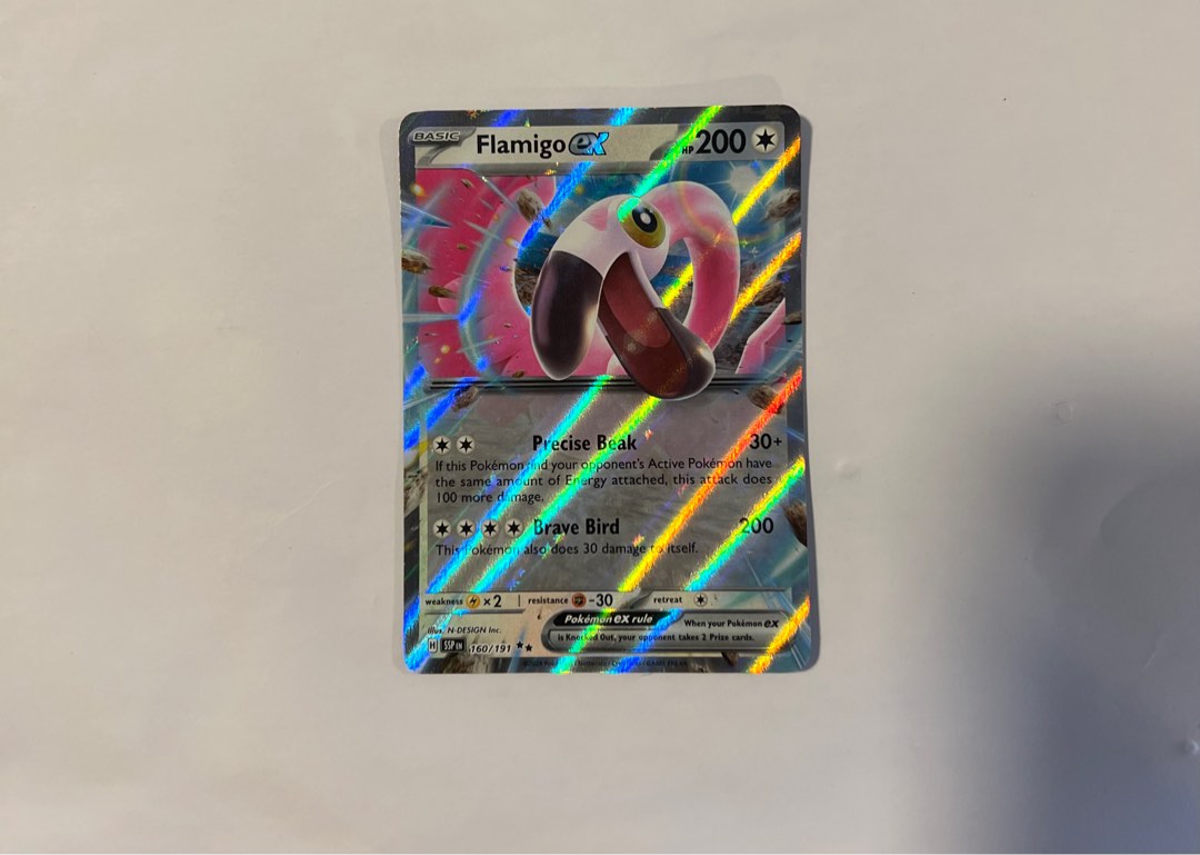 Flamingo ex - 160/191 - Ultra Rare, Hobbies & Toys, Toys & Games on ...