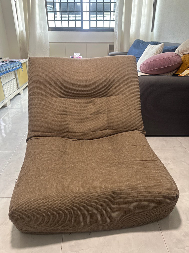 Floor sofa - retractable back, Furniture & Home Living, Furniture ...