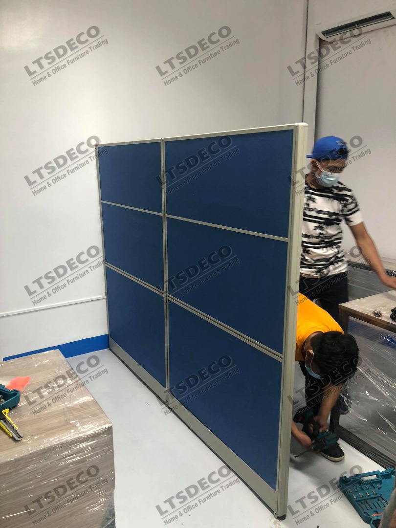 Full Fabric Panel Divider \ Office Partition \ Office Furniture Supply ...