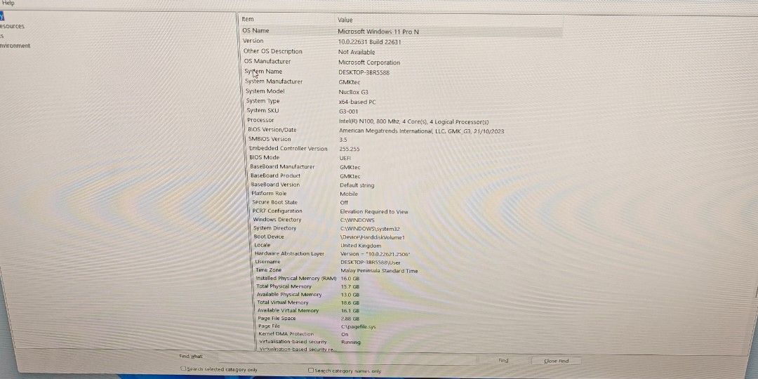 Gmktec NucBox G3 N100 256GB NVMe 16GB RAM WIN11, Computers & Tech, Desktops on Carousell