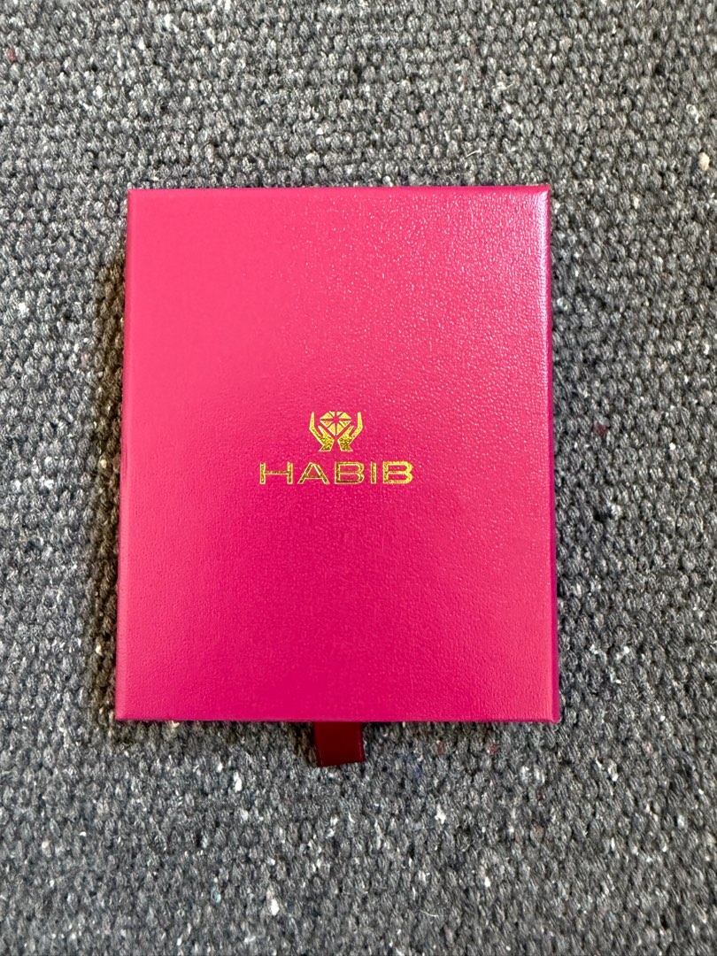 HABIB GOLD BAR BOX, Women's Fashion, Jewelry & Organisers, Accessory ...