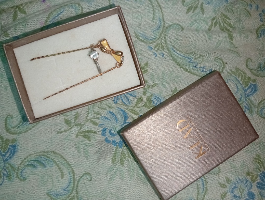 KLAD necklace + freebie promise ring, Women's Fashion, Watches ...
