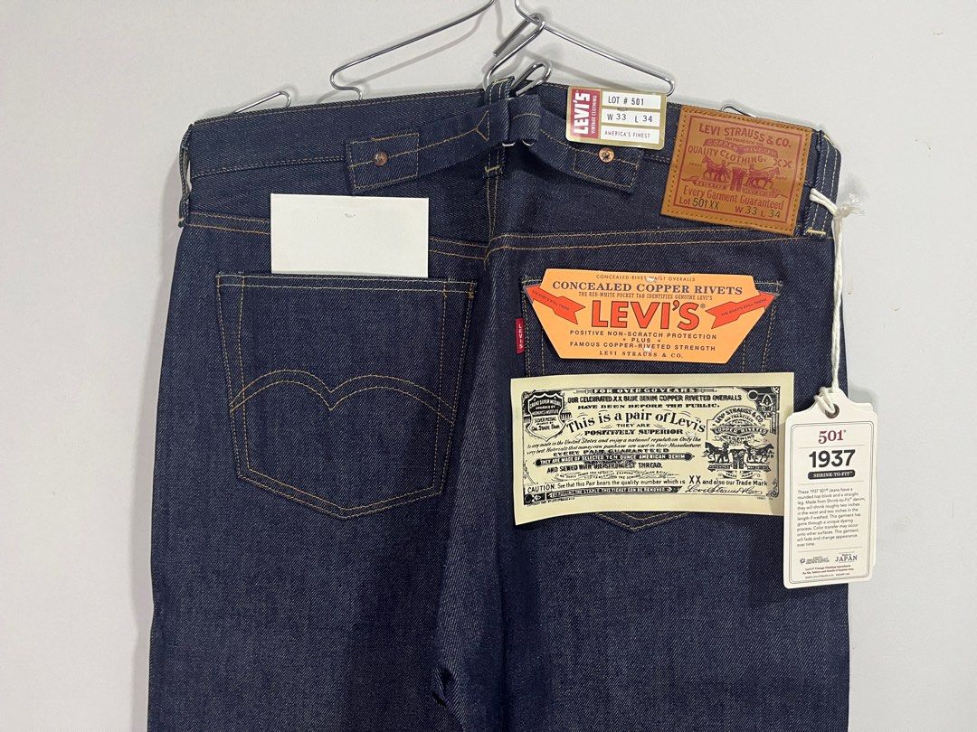 Levis LVC 1937 Japan, Men's Fashion, Bottoms, Jeans on Carousell