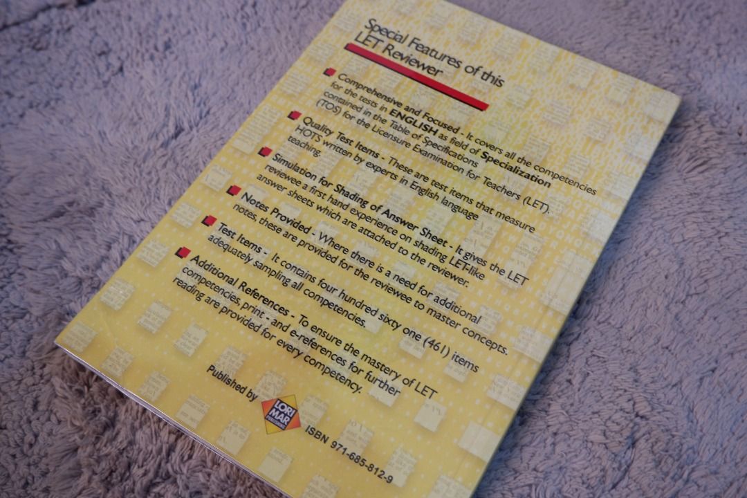 LORIMAR: LET Comprehensive Reviewer Based on the NCBTS and TOC ...