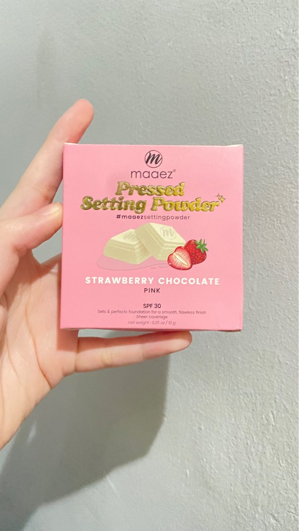 Maaez setting powder makeup strawberry crunch cookie crunch beige ...