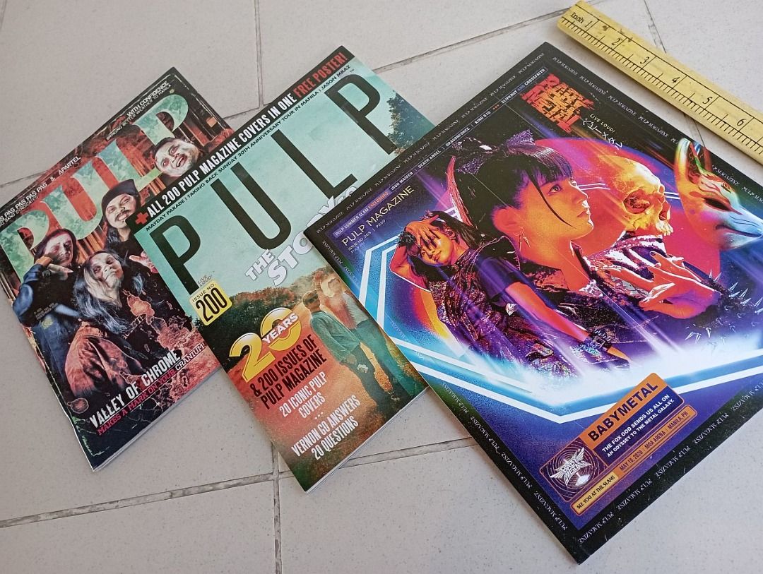 [Magazines] Pulp Magazine featuring 20th anniversary, Baby Metal, One ...