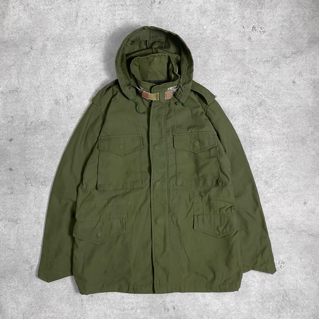 Military parka m65 short repro og, Fesyen Pria, Pakaian , Baju Luaran ...