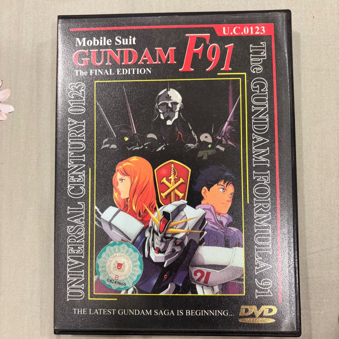 Mobile Suit Gundam F91 UC 0123 Movie DVD, Hobbies & Toys, Music & Media, CDs & DVDs on Carousell
