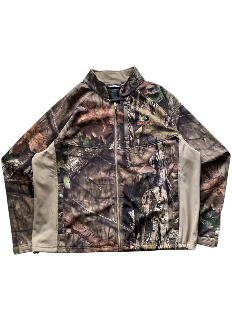 Mossy Oak ( Outdoor Fleece Jacket ) Zip Up, Men's Fashion, Coats ...