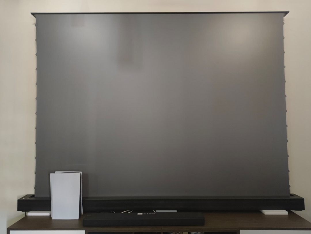 Motorised Floor Projector Screen 110", TV & Home Appliances, TV ...