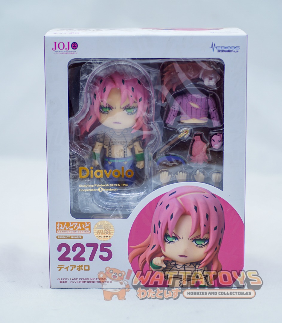 Nendoroid 2275 - joJo's Bizarre Adventure: Golden Wind - Diavolo, Hobbies & Toys, Toys & Games ...