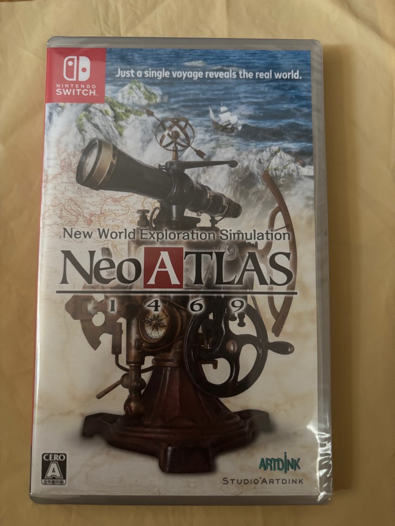 Neo Atlas 1469 New World Exploration Simulation, Video Gaming, Video Games, Nintendo on Carousell