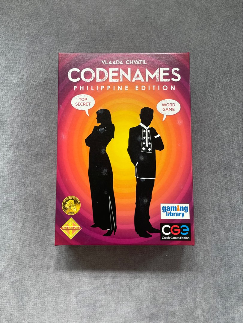 NEW & AUTHENTIC Codenames Philippine Edition (Opened Box, Sealed Cards ...