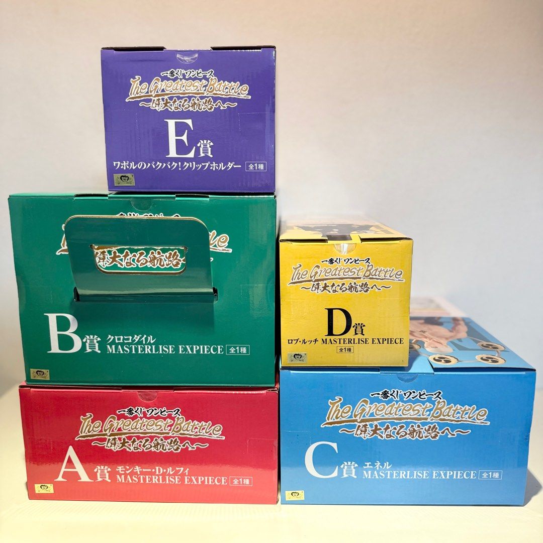 One piece ichiban kuji the greatest battle luffy crocodile rob lucci ...