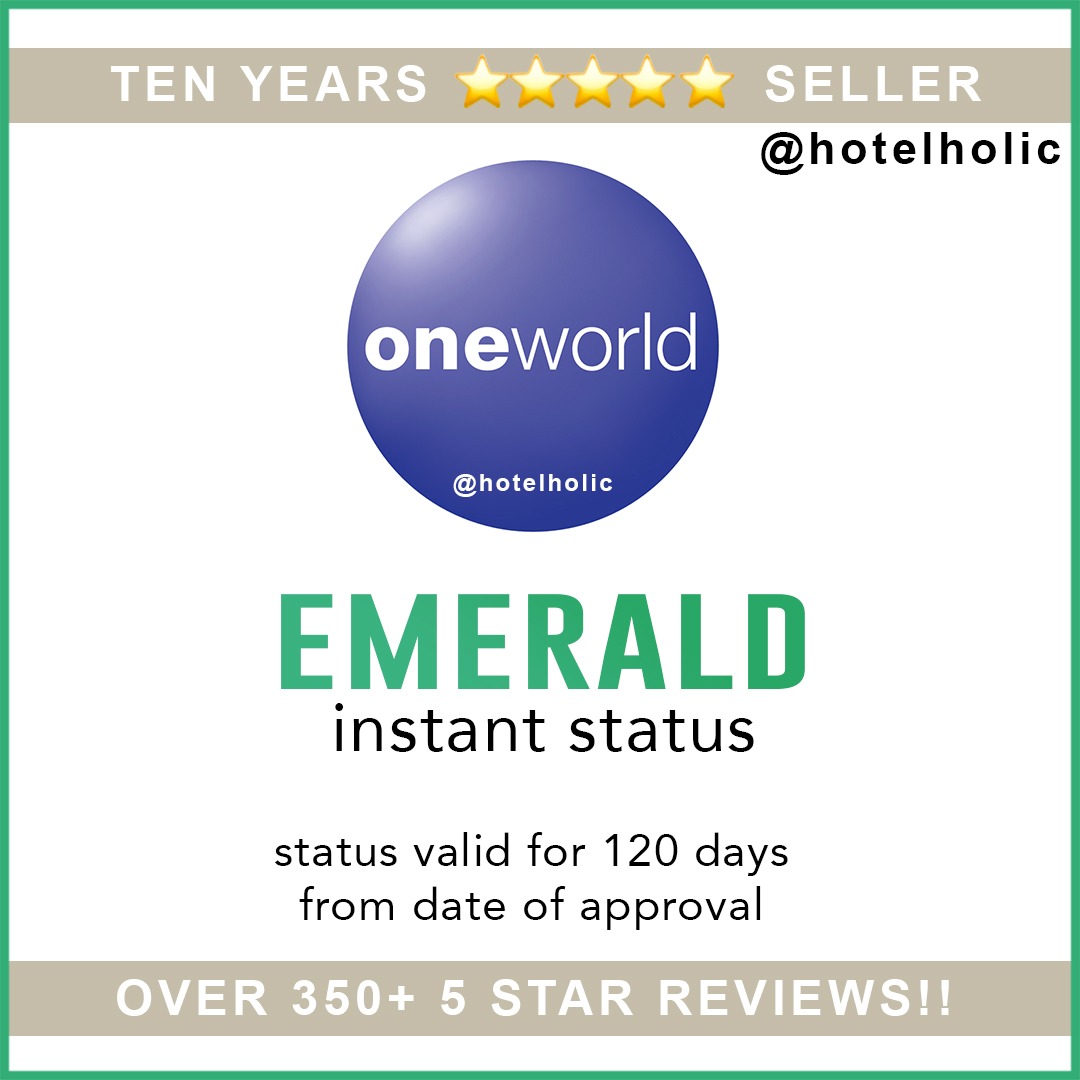 Oneworld Emerald One World Status (Alaska, American Airlines, Cathay ...