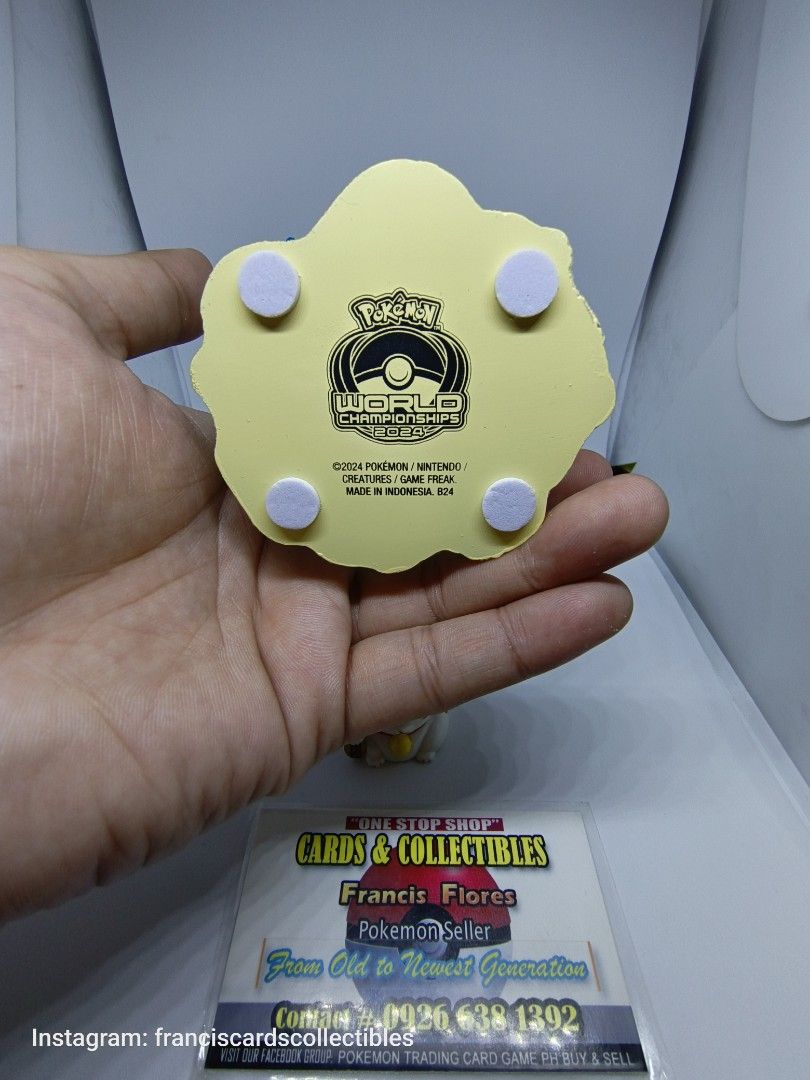 Pokemon "RESIN" Collectible - 2024 Pokemon World Championships ...