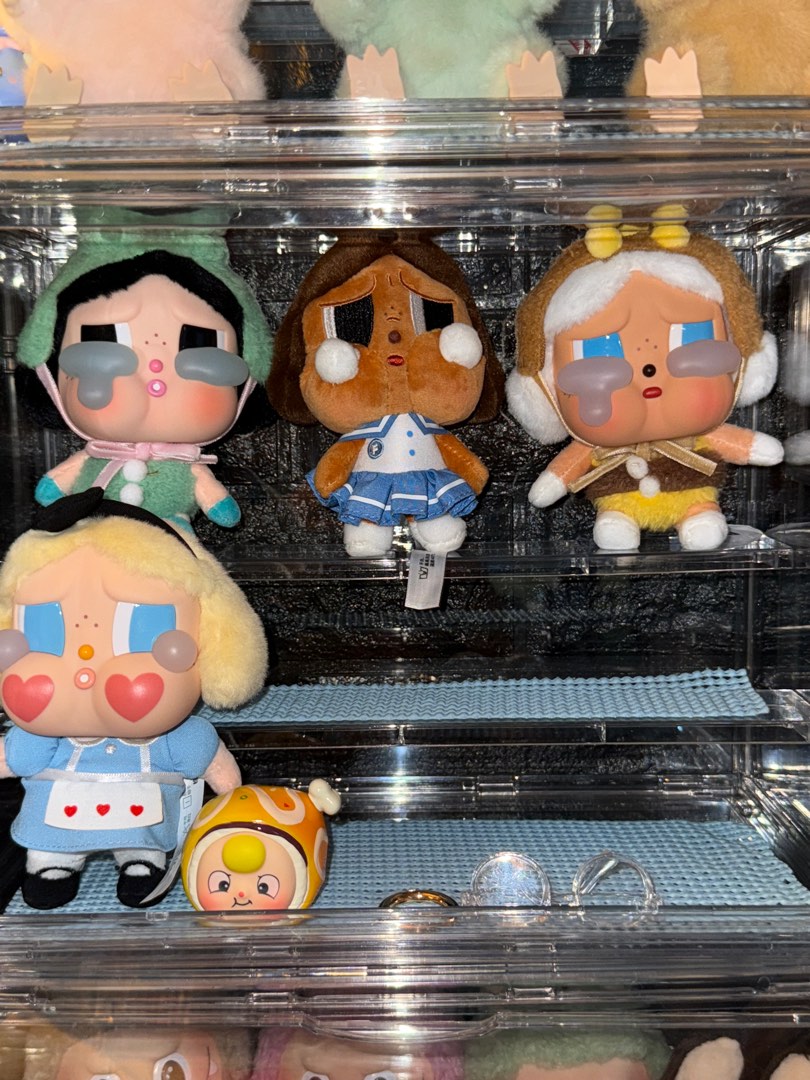 Popmart Crybaby Crying again plush bag charm pendant / cheerup baby ...