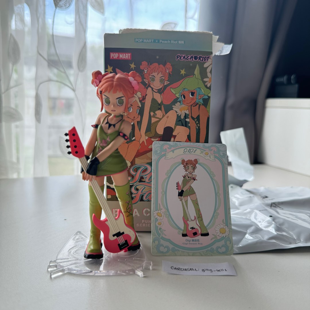 Popmart Peach Riot Punk Fairy Series, Hobbies & Toys, Toys & Games on ...