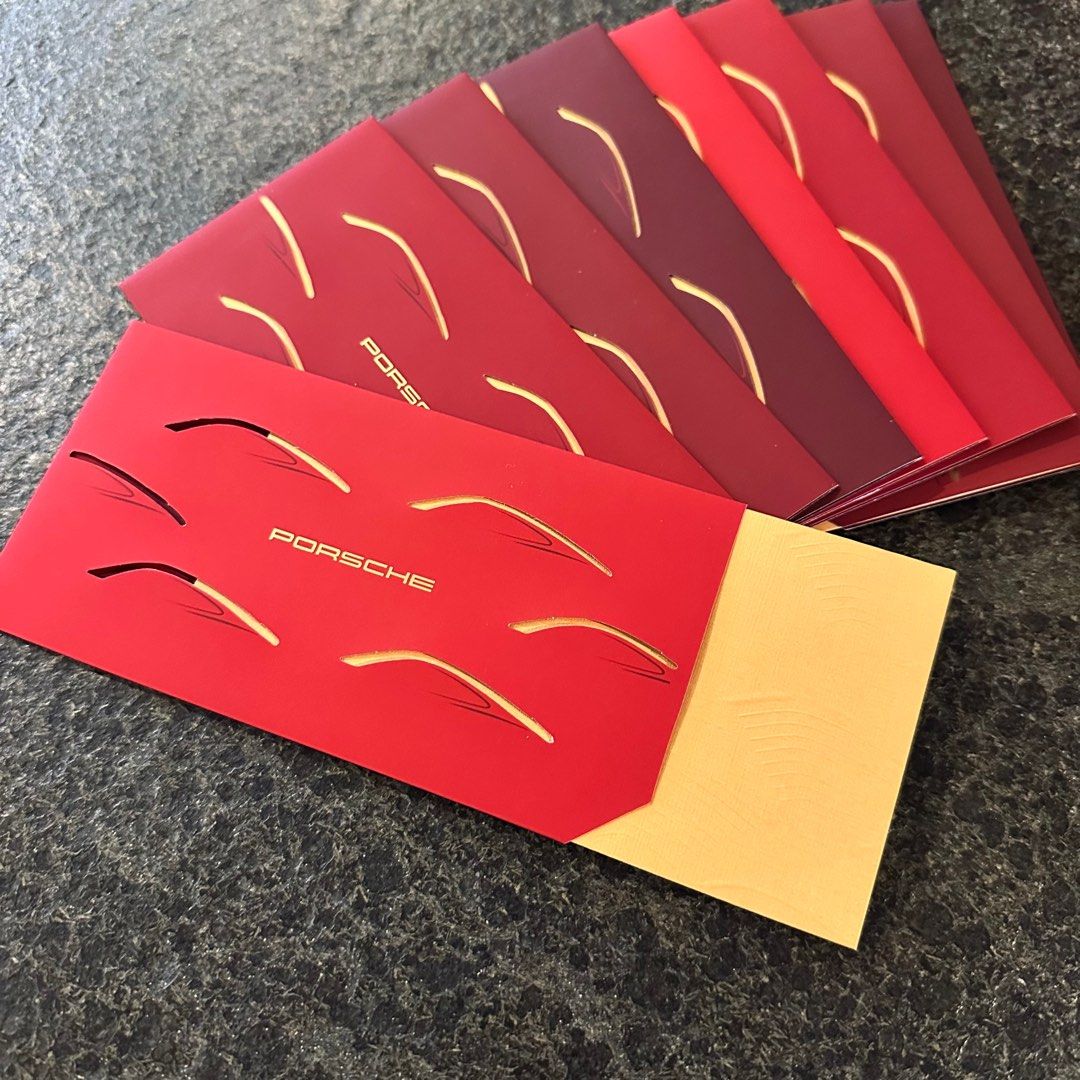 Porsche CNY Red Packets, Hobbies & Toys, Occasions & Party Supplies on ...