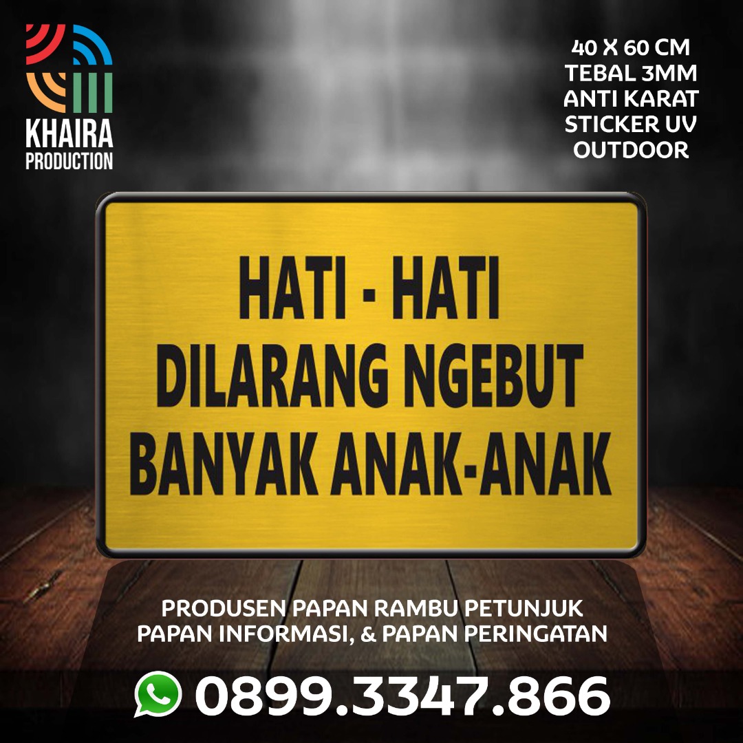 Produksi Rambu Hati-Hati - 0899.3347.866, Serba Serbi, Preorder di ...